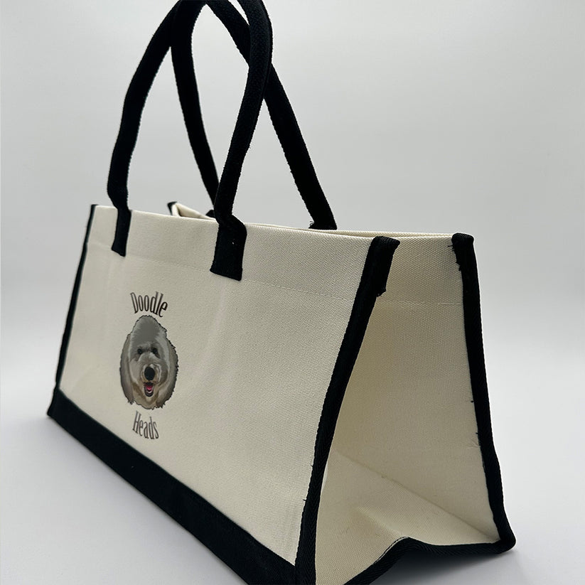 The Medium Tote Bag by Doodle Heads - Carry Your Essentials in Style